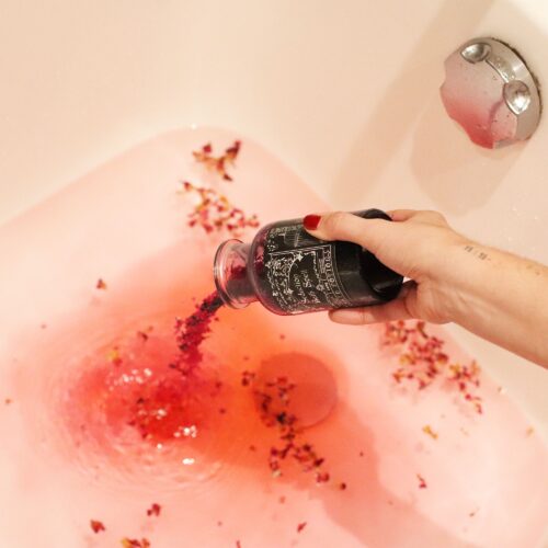 Ancient Witch Bath Spell Potion & Amethyst Crystal Amulet - Seduction ...